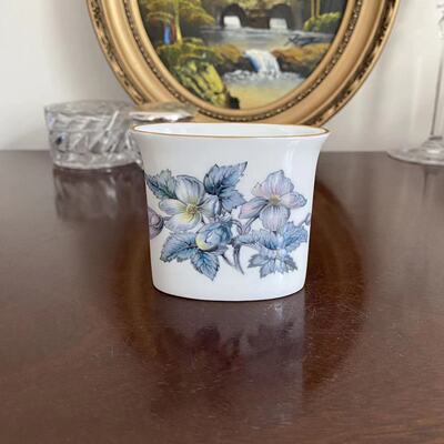 Royal Worcester 皇家伍斯特 英国牙签盒 骨瓷装饰瓷盒 糖罐摆件