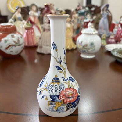 Crown Staffordshire 皇冠斯塔福德郡 Penang 英国骨瓷纹饰小花瓶