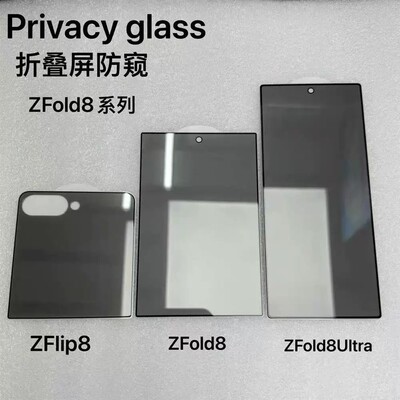 适用三星  Z Fold 8 Ultra 折叠屏电镀等离子钢化膜 Galaxy W26 25 24 23 全屏 Flip 7 6 5 4 高铝钢化膜批发