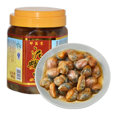 上海特产邵万生大颗塑桶800g泥螺