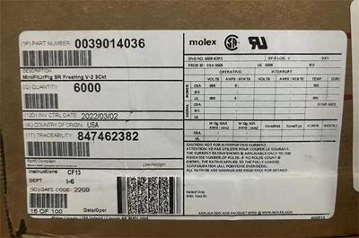 50包邮开票！39014036  原厂正品，MOLEX，39-01-4036,5559-03P3