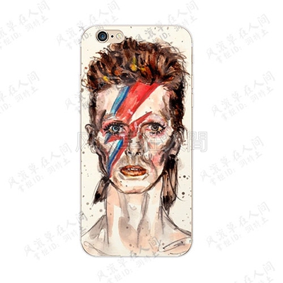 适用于iphonexs苹果11pro小米壳手机明星大卫鲍威David Bowie三星
