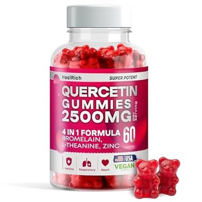 Quercetin Gummies - 2500MG Quercetin with Bromelain L-the