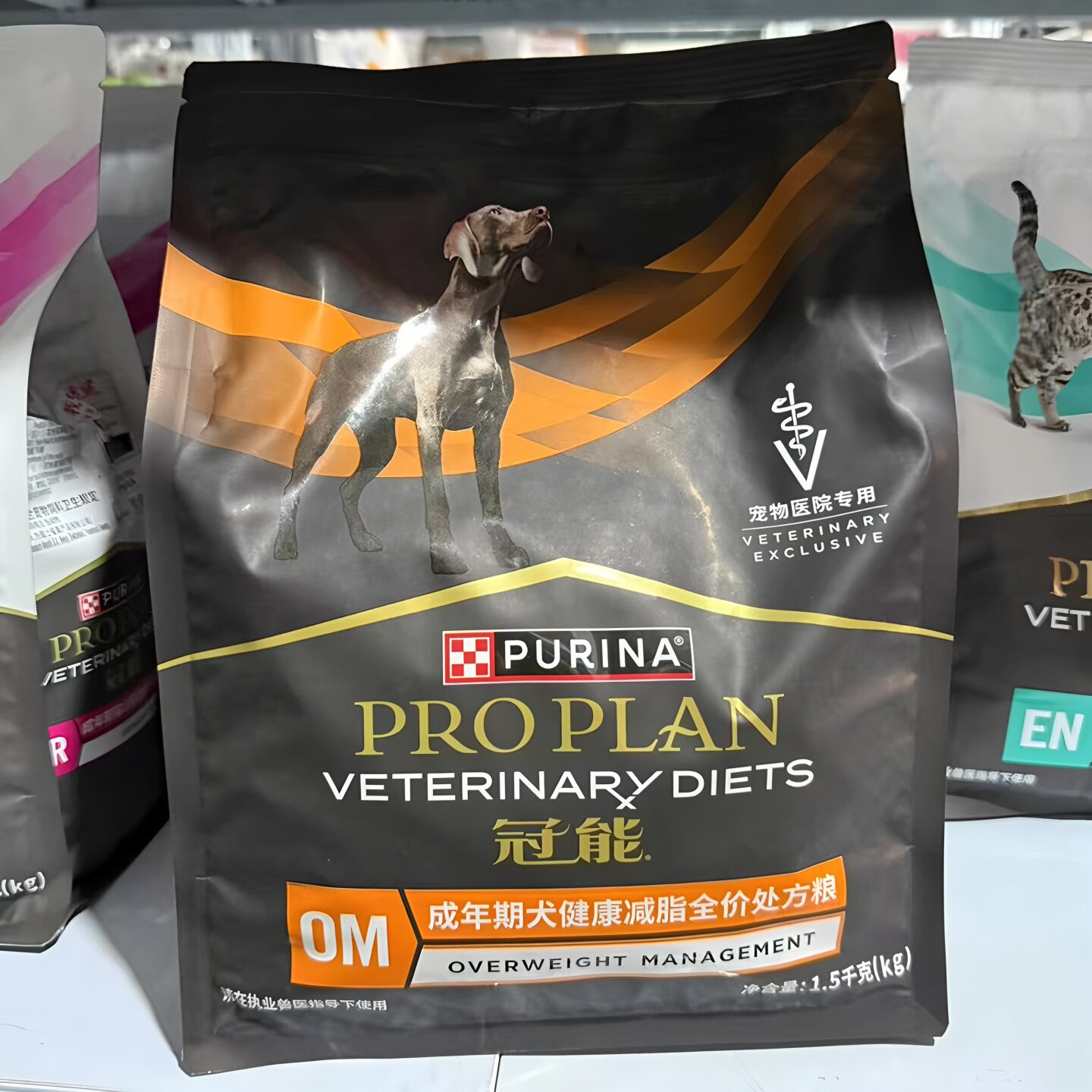 冠能成年期犬健康减脂全价处方狗粮1.5kg/袋犬低脂处方粮