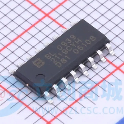全新原装 贴片 BL0939 SOP-16 内置时钟免校准计量芯片