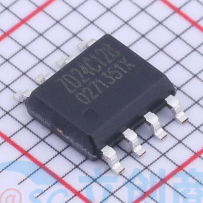 原装正品 ZD24C128A-SSGMB 贴片SOP-8 EEPROM Zetta(澜智)