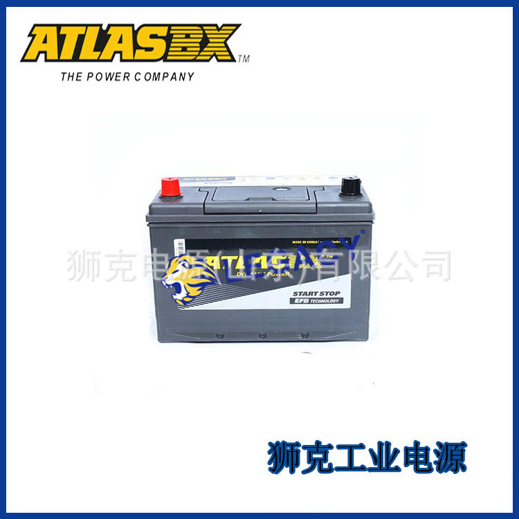 韩国ATLASBX蓄电池BX120L免维护储能12V120AH机械臂船舶设备