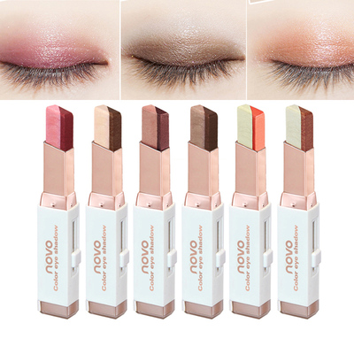 Eyeshadow Stick Stereo Gradien Shimmer Double Color Eye Shad