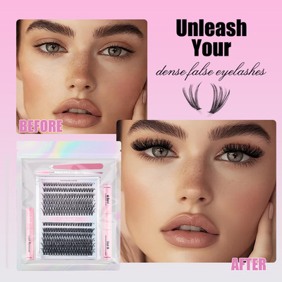 30D 40D Cluster Lashes Kit – Lash Bond and Seal Makeup