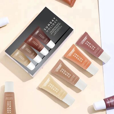 Vanilla Beige Lip Balm Moisturizing Transparent Lipstick Set