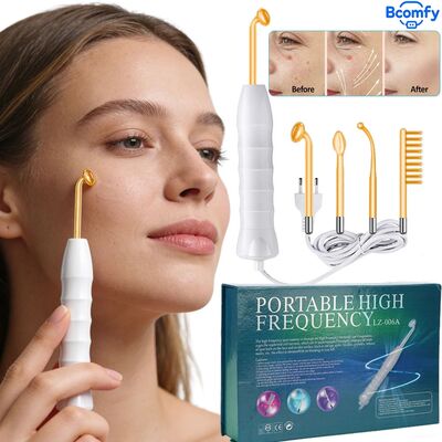 Electric Skin Therapy Wand Machine 4 In 1 Handheld Face Skin