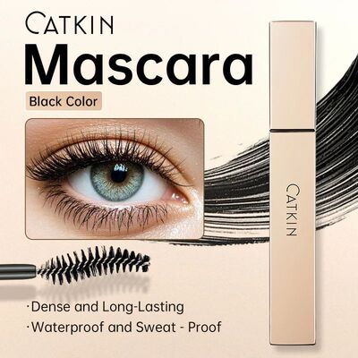 Mascara Black, Volumizing & Lengthening Waterproof Nourish E