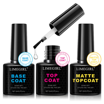 HEMA FREE Primer Base Coat Topcoat and Color Gel Polish Wate