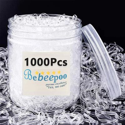 Clear Ponytail Ropes Rubber Bands Holder Elastic for Women G