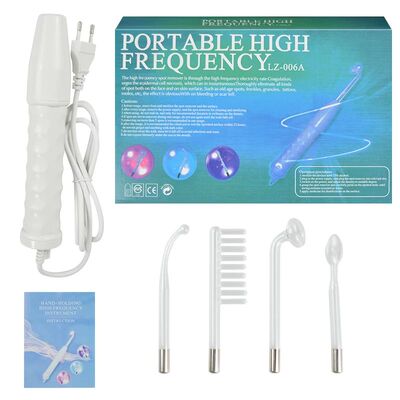 High Frequency Facial Machine Electrotherapy Wand Neon + Arg