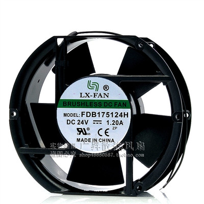 原装LX-FAN FDB175124H 17251 24V 1.20A 17CM大风量变频器风扇