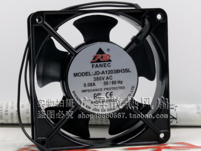 全新正品 FANEC JD-A12038H3SL 380V 0.08A 12CM机箱风机散热风扇