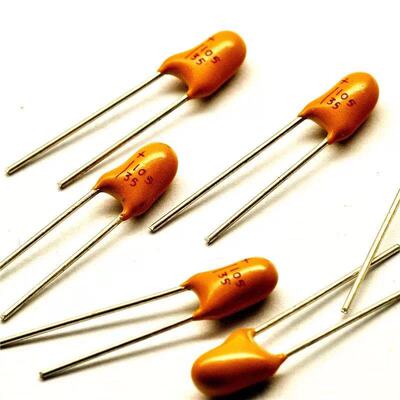 全新原装 直插钽电容 35V1UF 105 钽电容直插