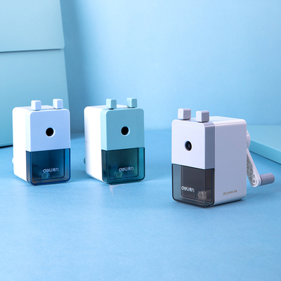 得力学生手摇文具刨笔机