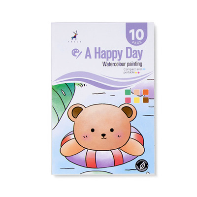 水彩画儿童水粉涂鸦绘本