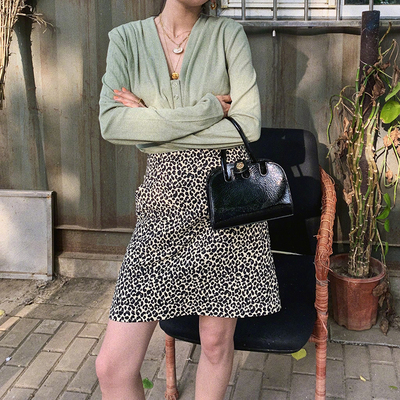 褶皱长袖百搭打底针织毛衫