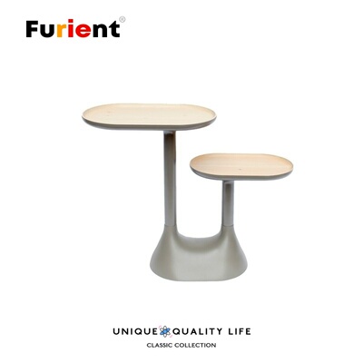 Furient创意设计师家具 swivel coffee table旋转咖啡桌茶几边几