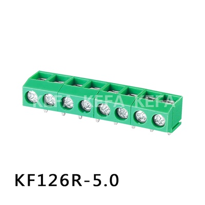 螺钉式PCB接线端子 接插件 KF126R-5.0-2P/3P 间距5.0MM 90度弯脚