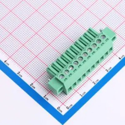 WJ15EDGKM-3.5-10P 插拔接线端子3.5mm带耳朵1X10P 螺丝法兰固定