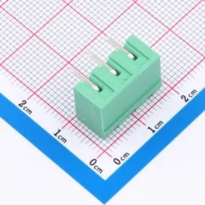 WJ2EDGRC-5.08-3P 插拔式5.08mm接线端子1x3P 弯插 排数1每排P数3