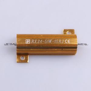 RX24-50W-15R J   铝壳/瓷管电阻 15Ω ±5% 50W  封装：螺栓安装