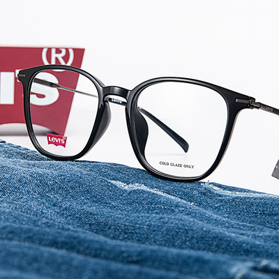 李维斯圆框金属时尚复古素颜镜架