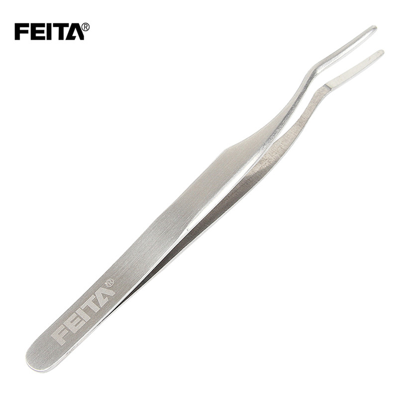 FEITA 假睫毛镊子辅助器夹子弧形睫毛夹美睫师种植嫁接假睫毛镊子