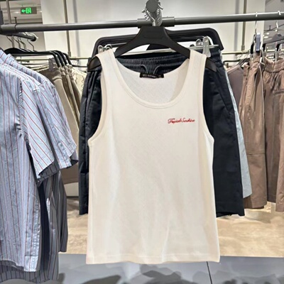 2025夏季新款潮牌男装时尚刺绣青年男士休闲百搭宽松背心上衣