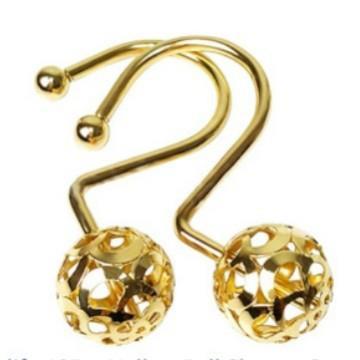 Amazon Pin Round Geometric Metal Shower Curtain Hook Round