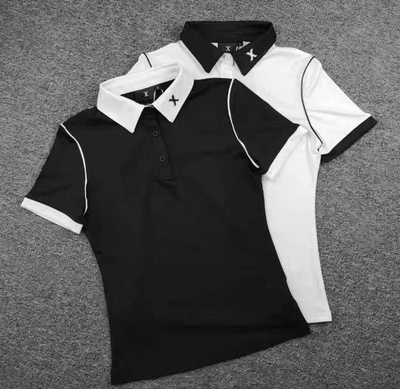 夏季高尔夫女装韩版短袖T恤速干透气吸汗户外运动球服休闲POLO衫