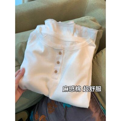 百搭内搭T恤女早春打底上衣
