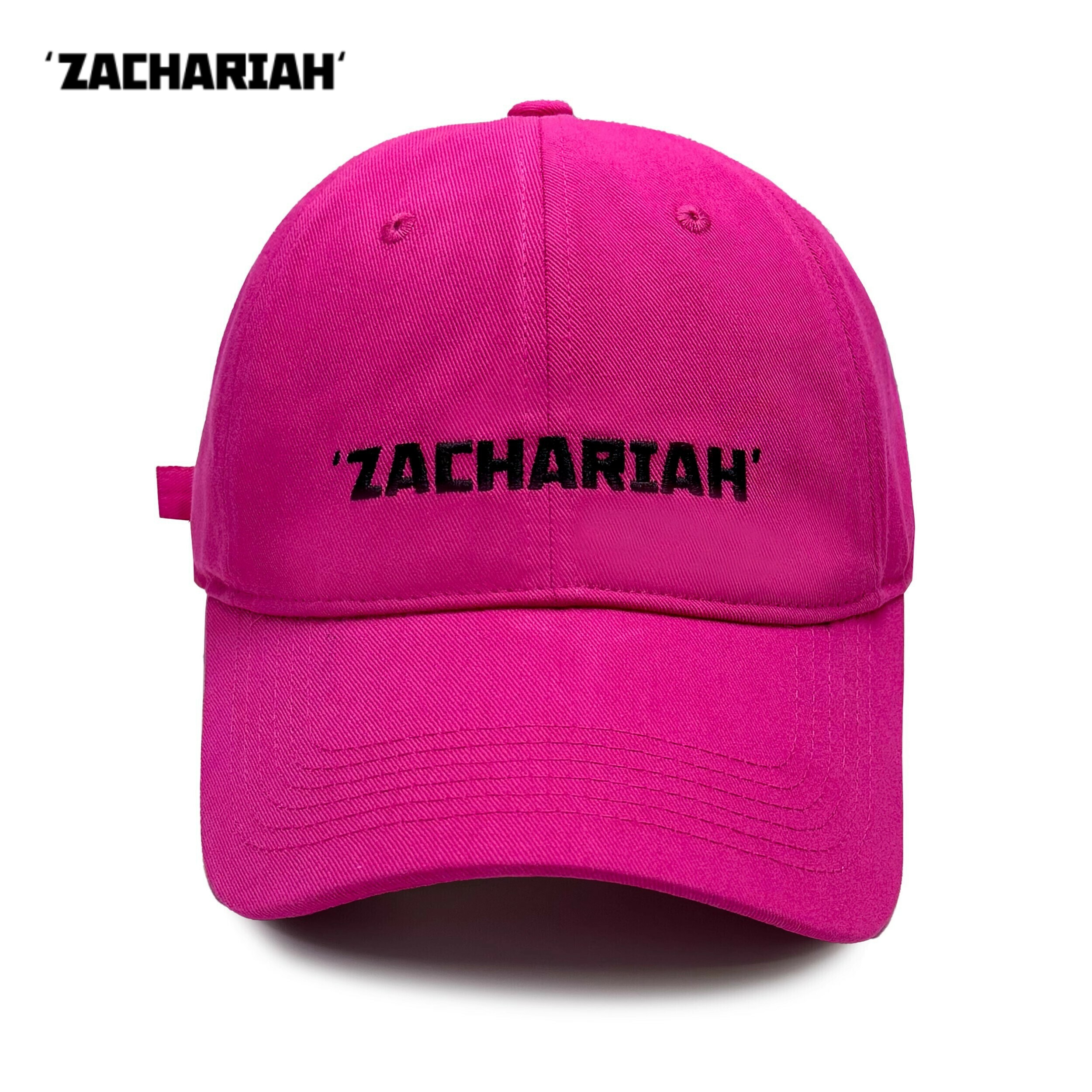 ZACHARIAH棒球帽运动帽玫红色滑雪装备帽子女好看潮流鸭舌帽滑雪