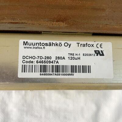 议价DCHO-7D-280 电抗器 280A 120uH Trafox工控元件维修