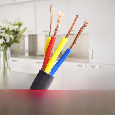 Yc纯铜芯国家标准软线2/3/4芯1/2.5/4/6方橡胶套护套线Ycw