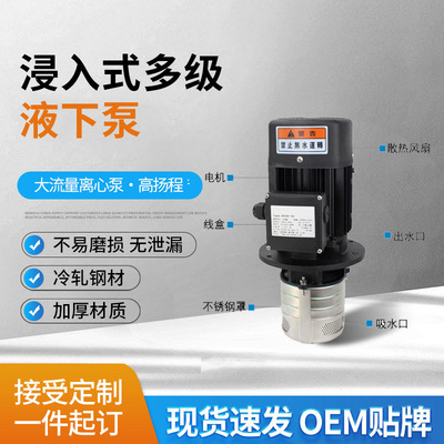 机床液下泵CDLK/QDLY16-50浸入式多级离心泵泵不锈钢变频增压泵