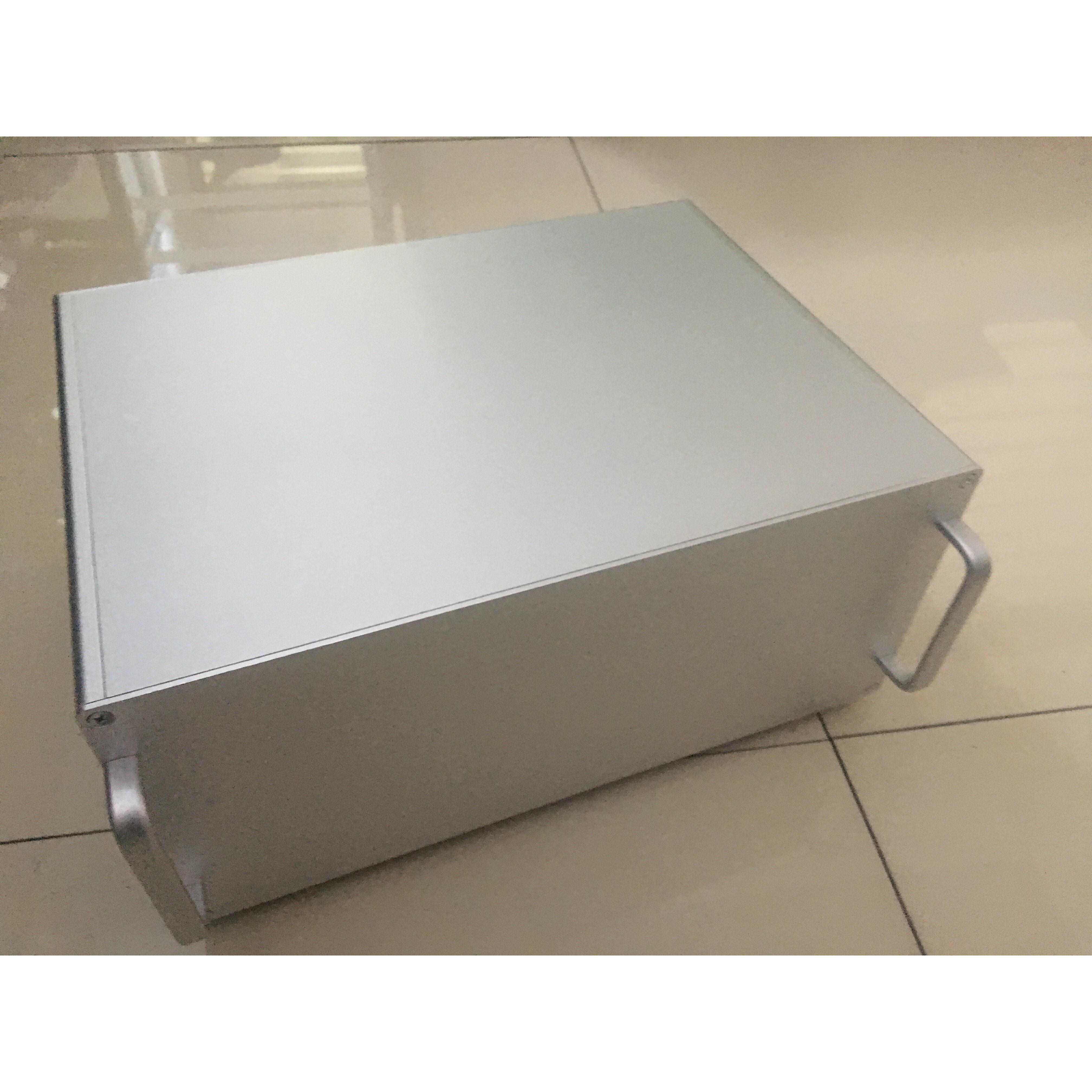DIY高档工业机箱网络控制机柜壳体分体式铝型材外壳锂电池接线盒
