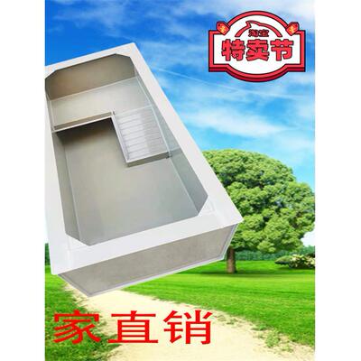 高端新款pp塑料板多功能生态大小中型客厅观赏龟缸带晒背台乌龟箱