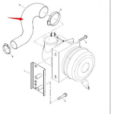 帕金斯空气滤芯总成2652C110空滤总成 3783R013空气滤芯外壳