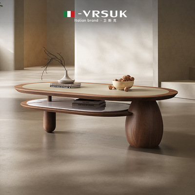 MX109#VRSUK意式极简茶几客厅家用岩板茶几中古茶几客厅设计师茶
