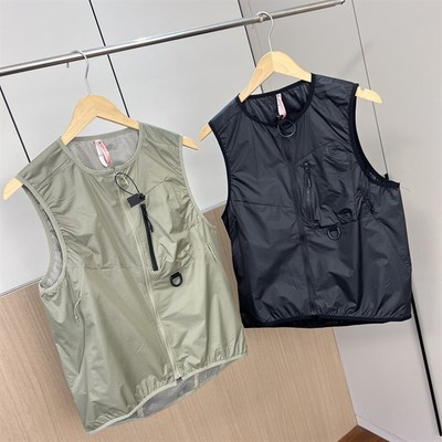 户外机能系列!轻薄透气!外贸男装春夏速干舒适休闲运动马甲外套