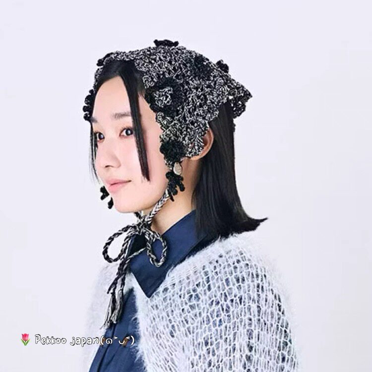 CA4LA SHK01253 COLETTE 三角巾包头巾 头饰 手工编织花朵