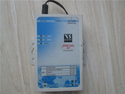 工业级串口服务器 NETCOM-211 转换器 2PORT RS 232 实物拍摄 电