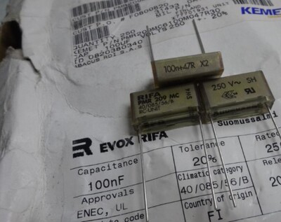 PMR209MC6100M047R30 47R X2 250V0.1UF 100NF 薄膜电容器 RIFA