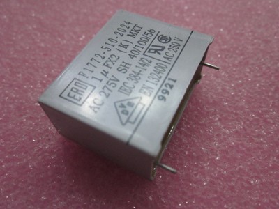 F1772-510-2024  X2 275V1uf 27.5mm 德国ERO 原装进口薄膜电容