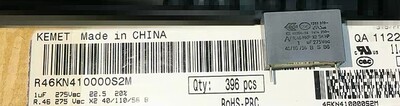 原装集美AV安规薄膜电容 IEC60384-14 R46 275v1uf  22.5mm
